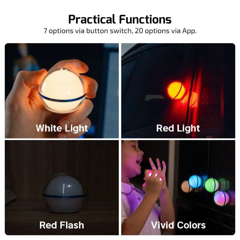 Sphere 360-degree Multi Colour Light with App Control + FREE i3E ...