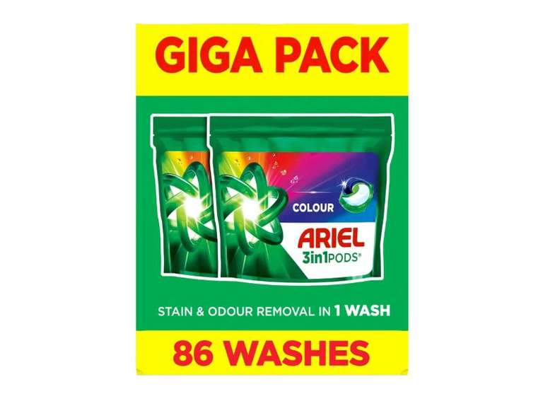 Ariel 3in1 Pods 86 Wash Pack - Only £15.99 at Lidl | hotukdeals