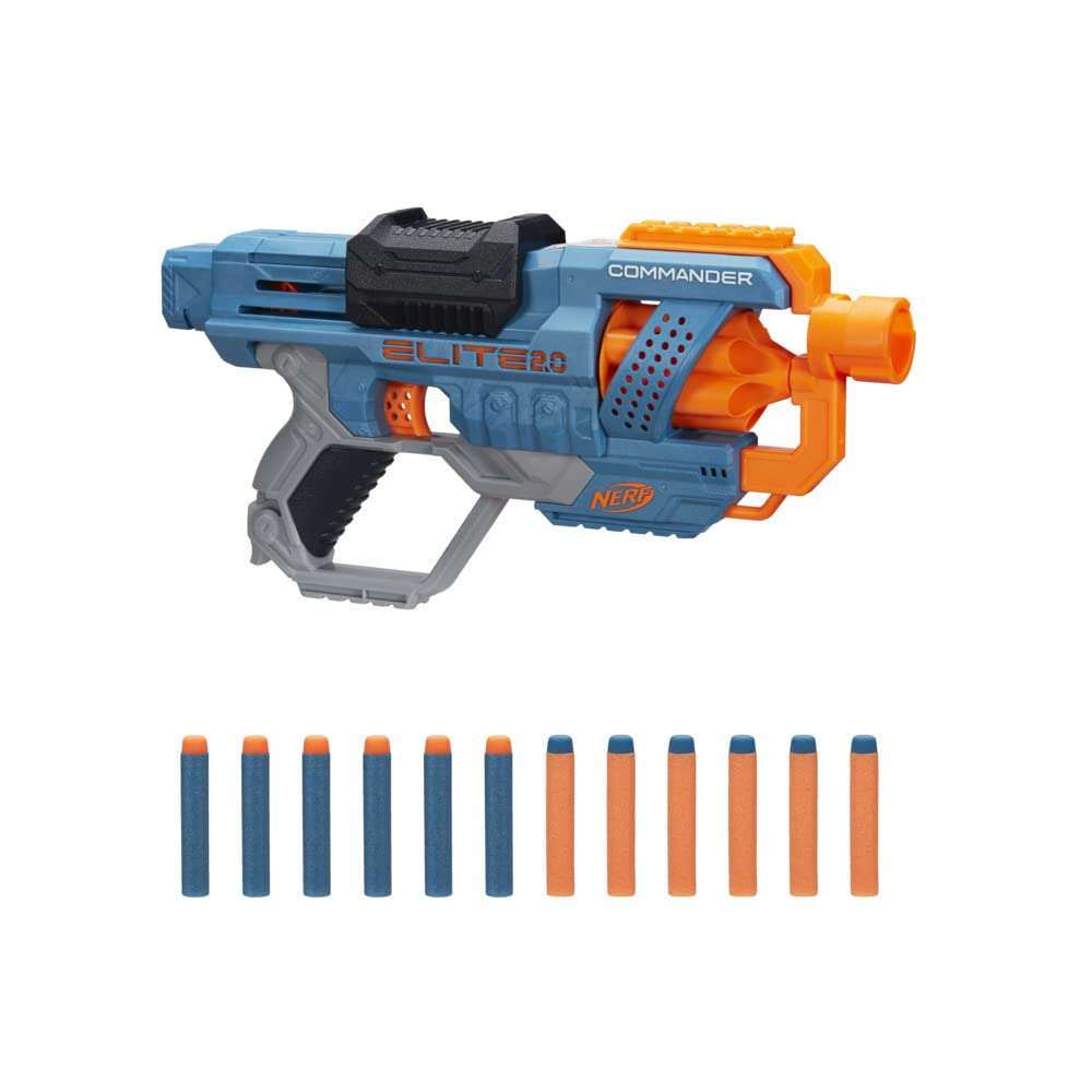 Nerf Elite 2.0 Commander RC-6 Blaster – £4.99 at Amazon - 6-Dart Drum ...