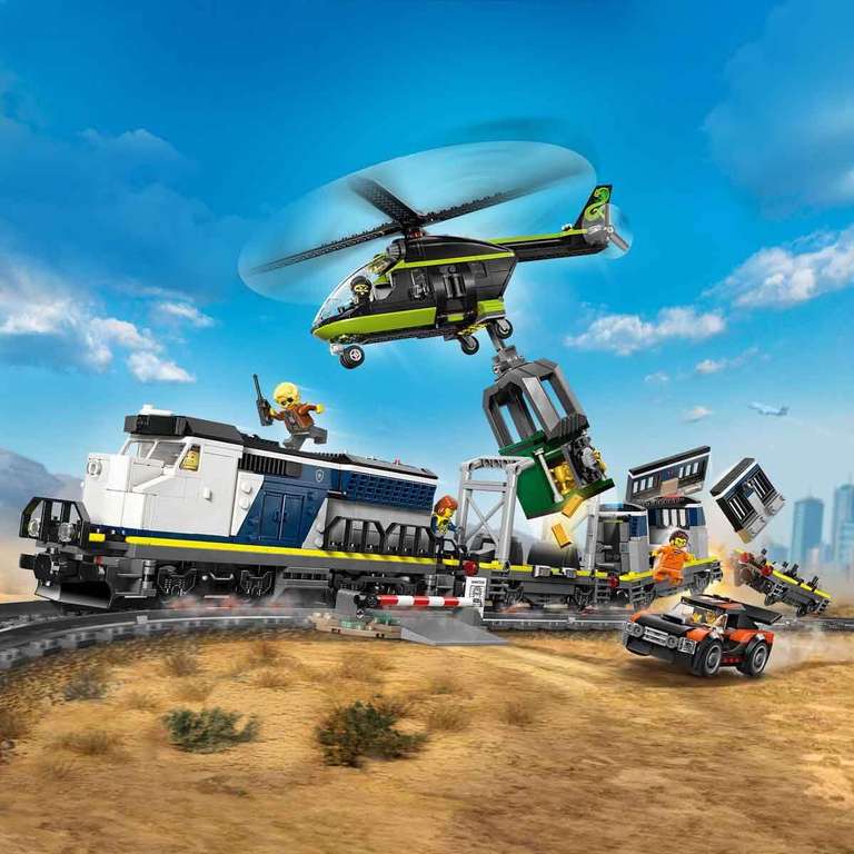 LEGO City Police Train Heist Set 60508 - Prime Exclusive | Hotukdeals