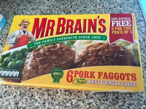 Mr Brains 6 Pork Faggots 99p Farmfoods Hotukdeals